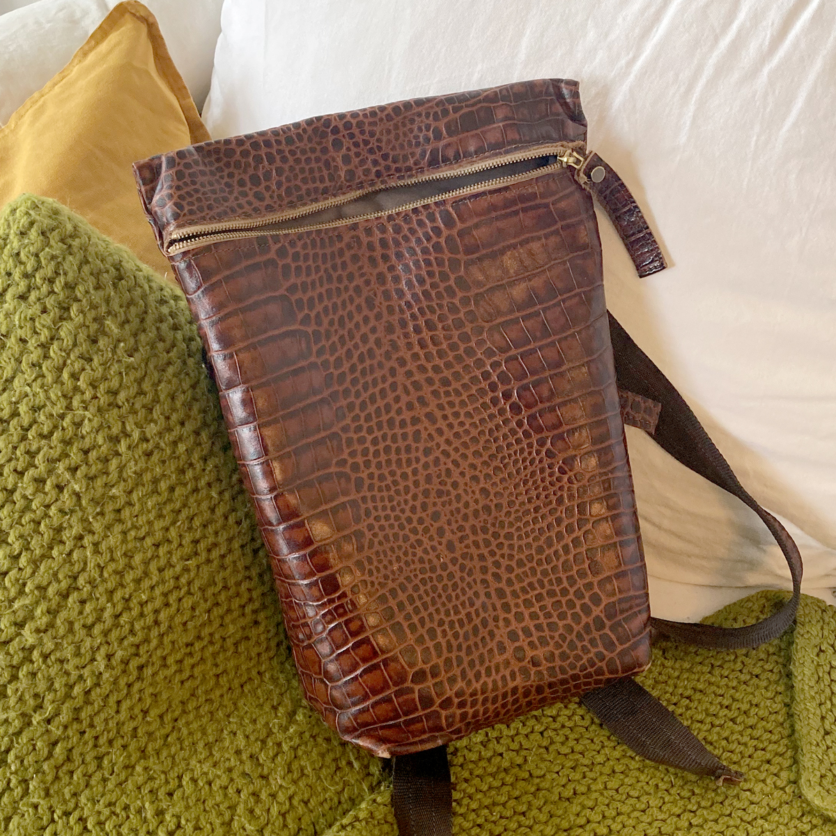 Lederrucksack Max S, Gabon - Battaglia Bags - Boutique Nelli